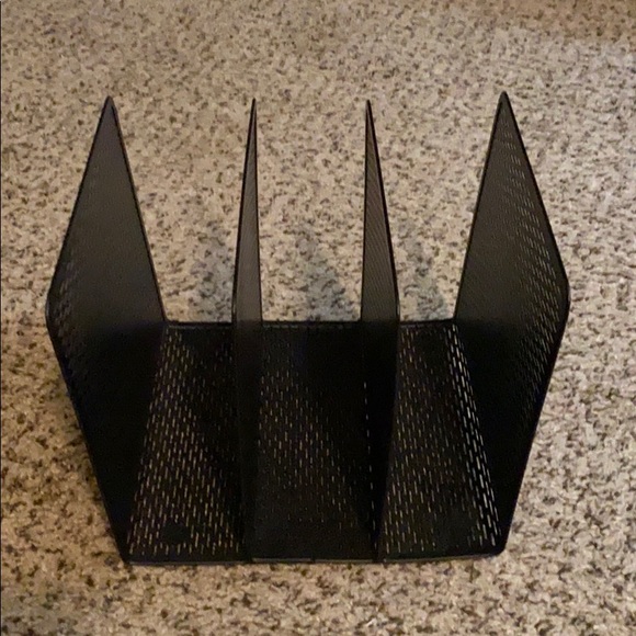 Storage & Organization | Heavy Black Metal Divided File Holder | Poshmark